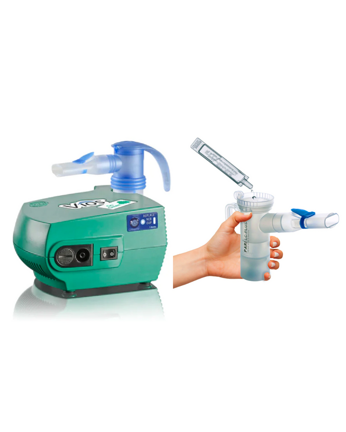 Nebulizador + Solución Salina Hypersal Terapia Respiratoria– Electrolab ...