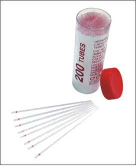 Capilares de vidrio heparinizados– Electrolab Medic